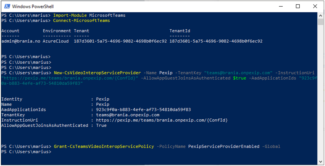 Guide for Microsoft Teams Interoperability using Pexip CVI Service | Pexip